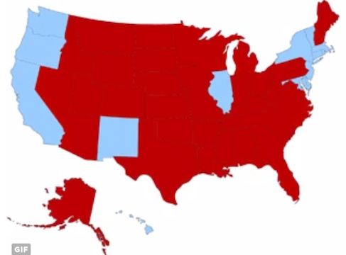 Trump Camp Touts What-If-Only-Men-Voted Map As Evidence Of Momentum ...
